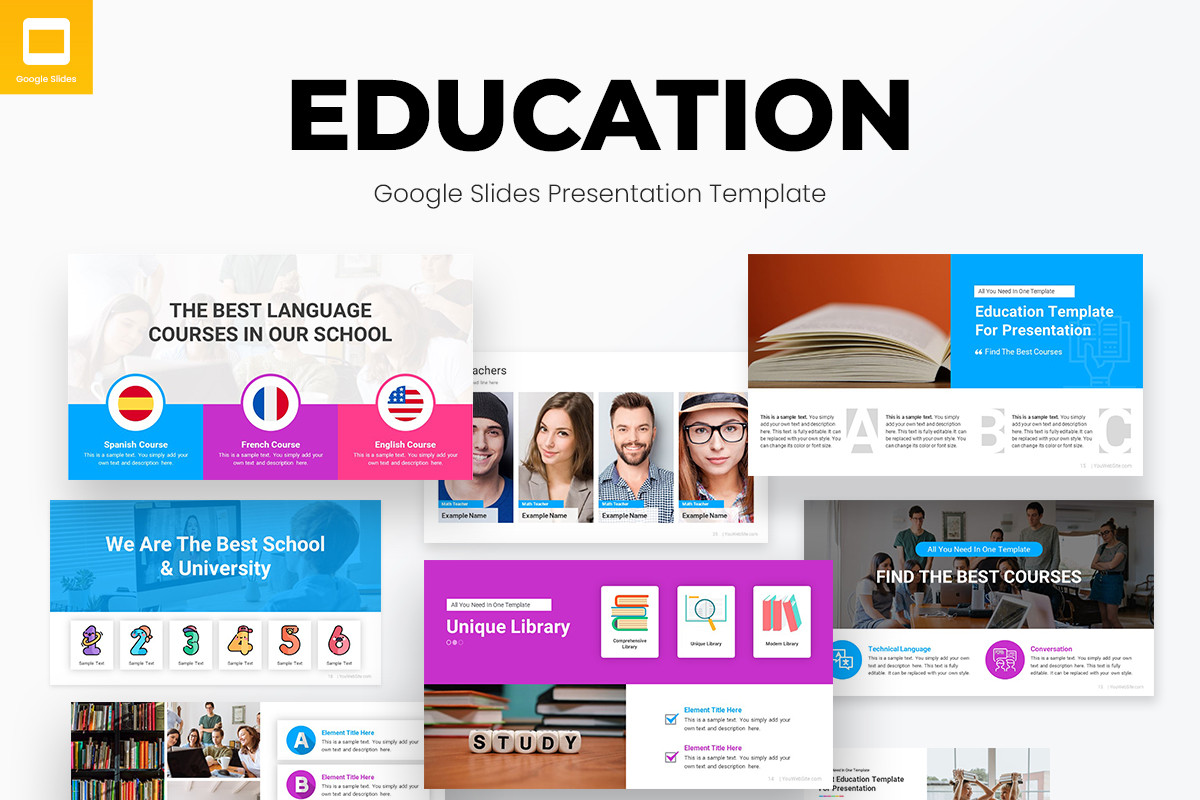 Education Google Slides Presentation Template | Nulivo Market