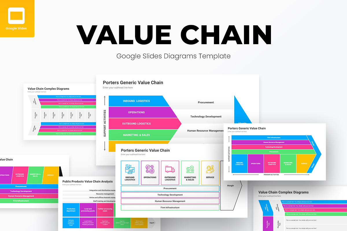 Value Chain Google Slides Diagrams Template | Nulivo Market