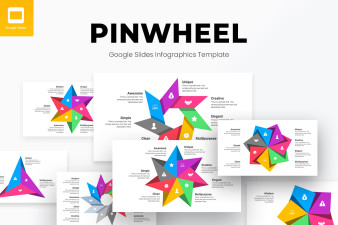 Pinwheel Infographics Google Slides Template | Nulivo Market