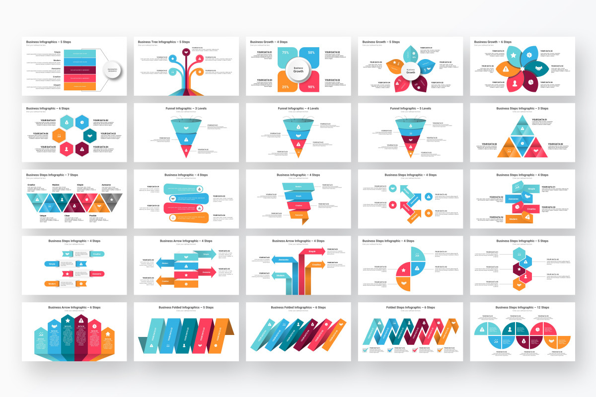 Business Infographics Google Slides Template | Nulivo Market