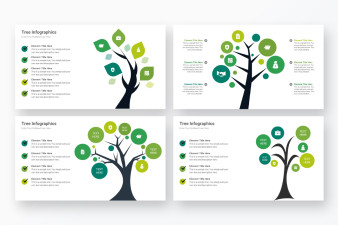Tree Infographics PowerPoint Template | Nulivo Market