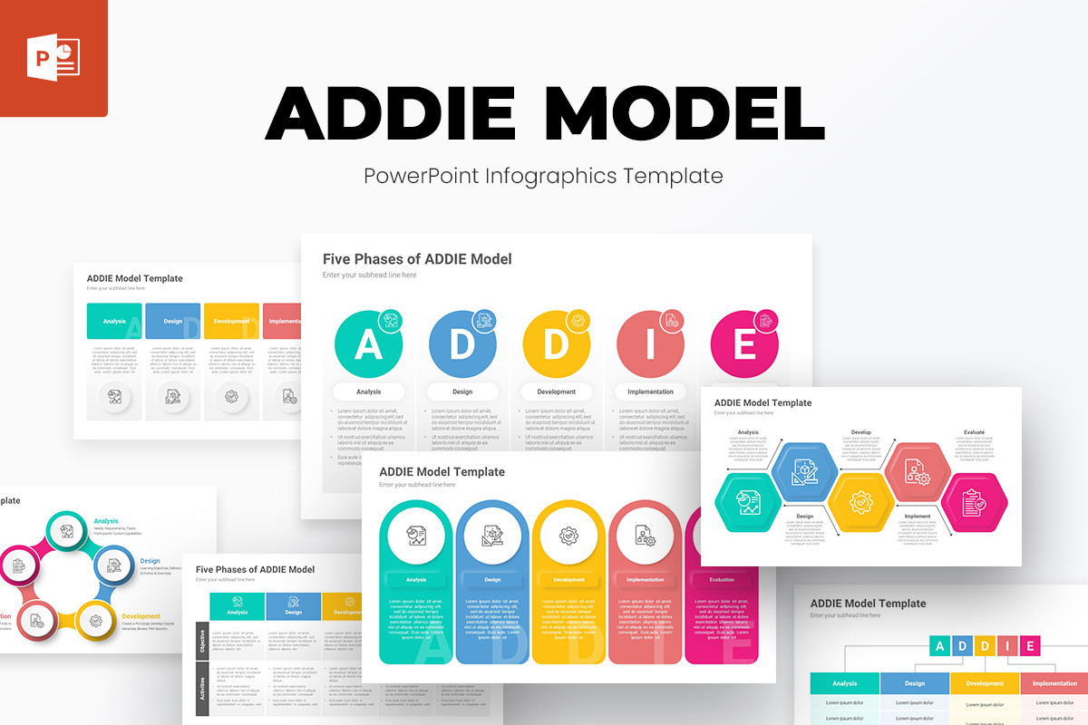 ADDIE Model PowerPoint Presentation Template | Nulivo Market