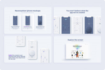 Neumorph Powerpoint Template | Nulivo Market