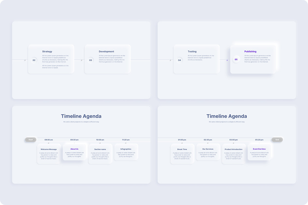 Neumorph Keynote Template | Nulivo Market