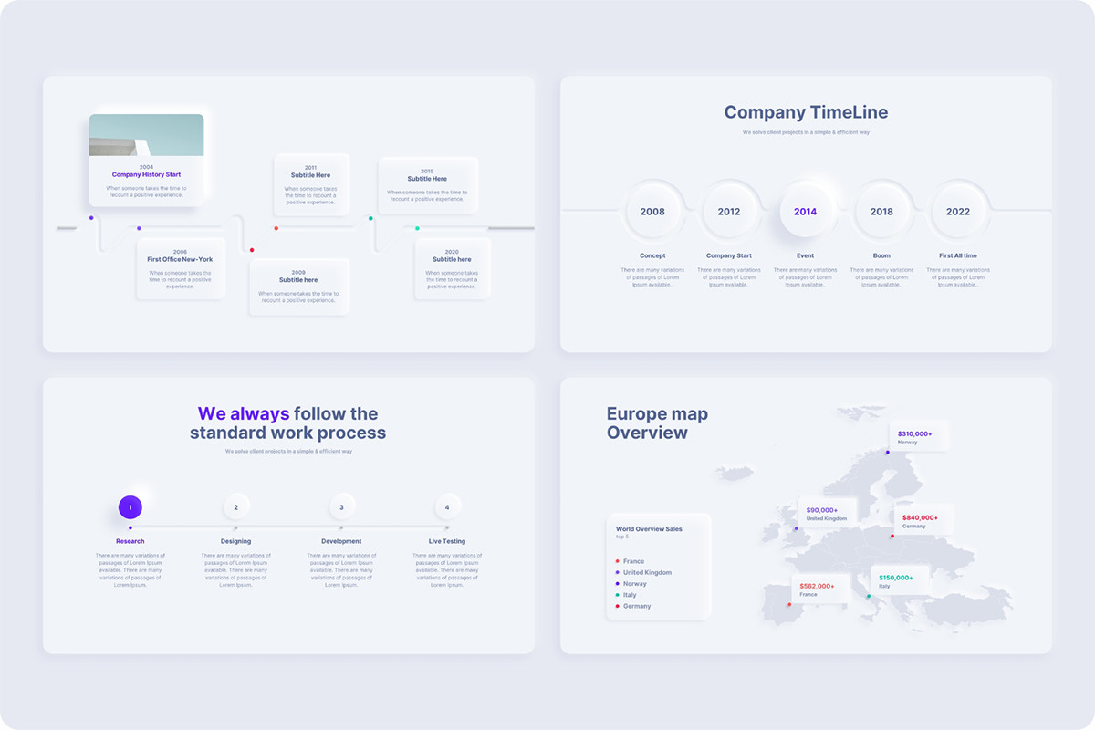 Neumorph Keynote Template | Nulivo Market