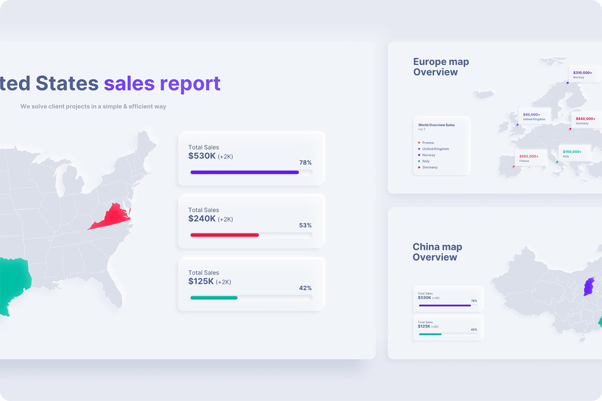 Neumorph Keynote Template | Nulivo Market