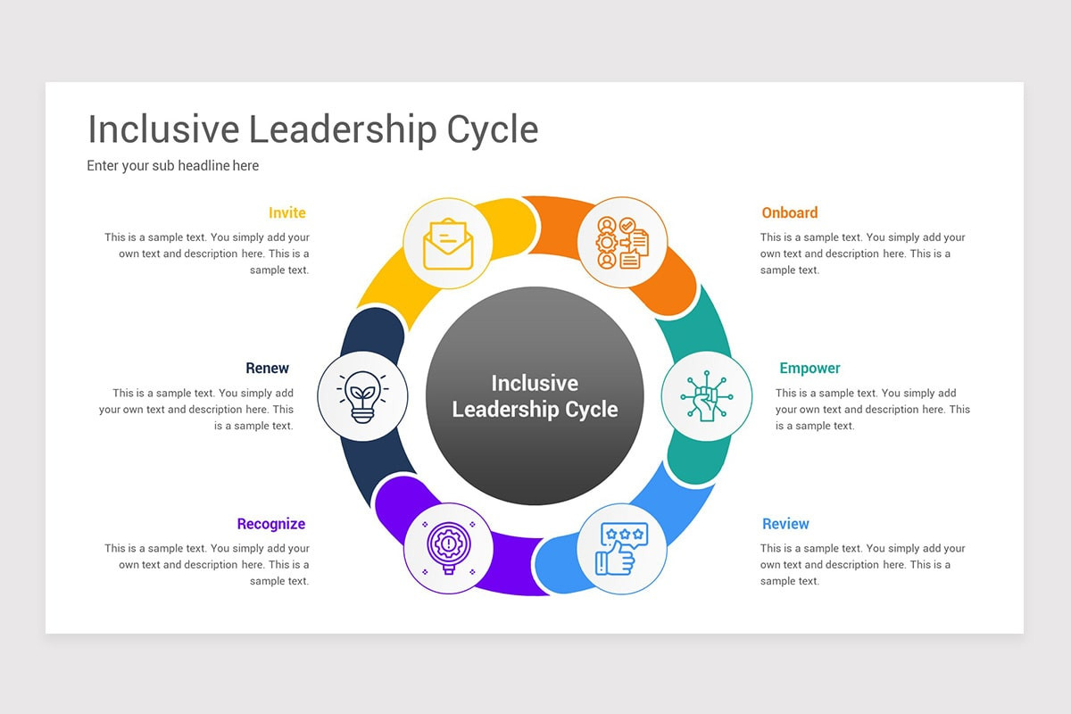 Inclusive Leadership PowerPoint PPT Template | Nulivo Market