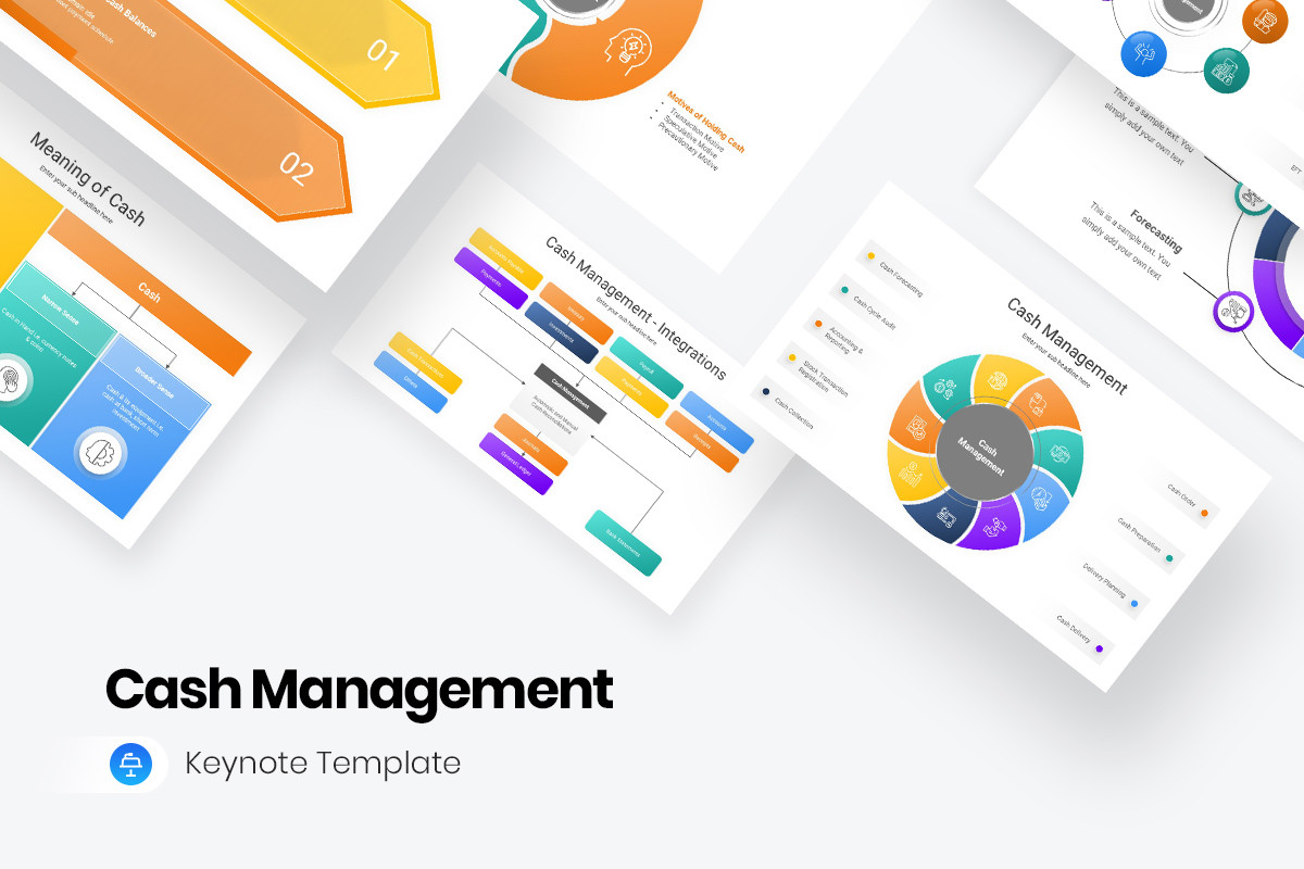 Cash Management Keynote Presentation Template | Nulivo Market