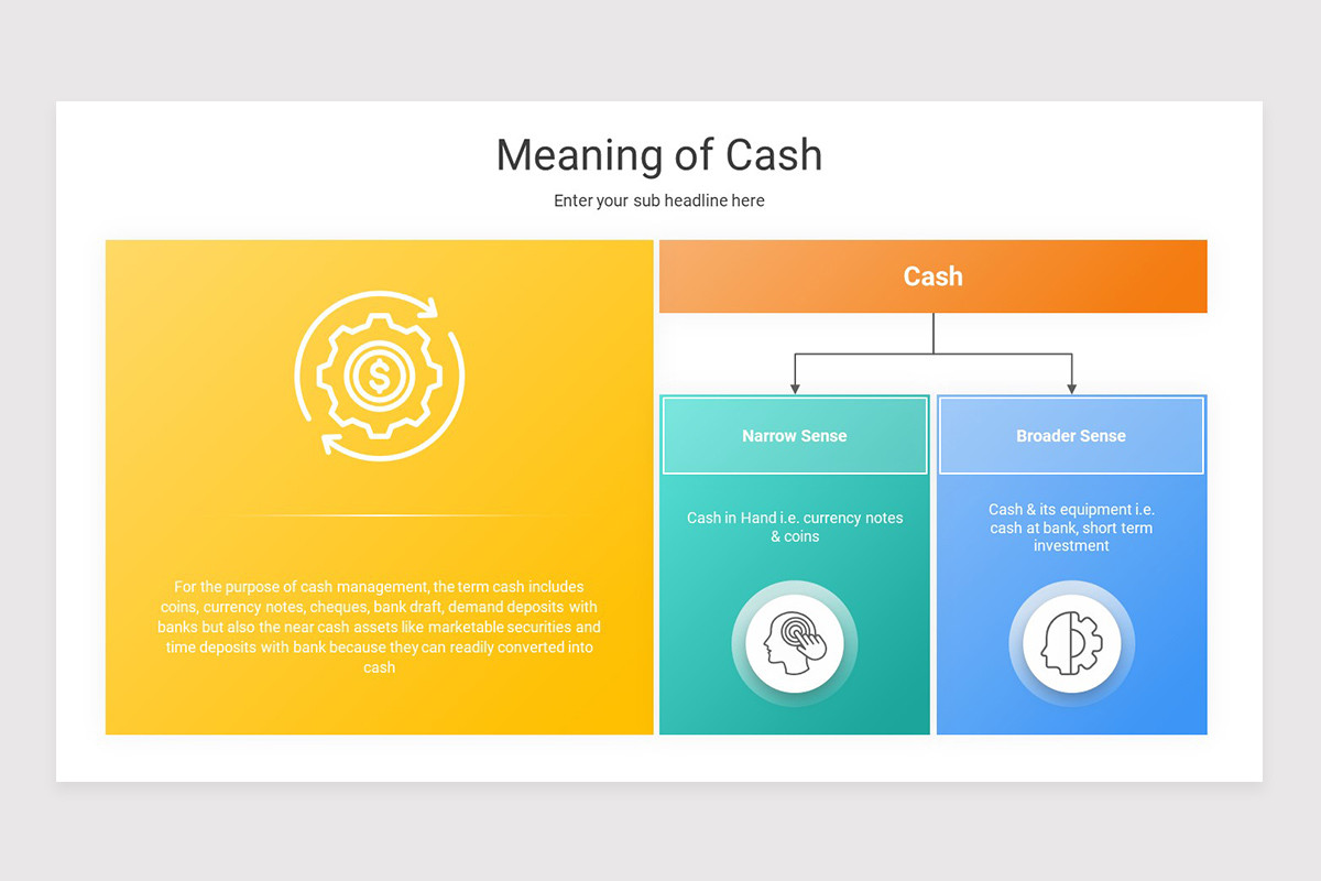 Cash Management Keynote Presentation Template | Nulivo Market