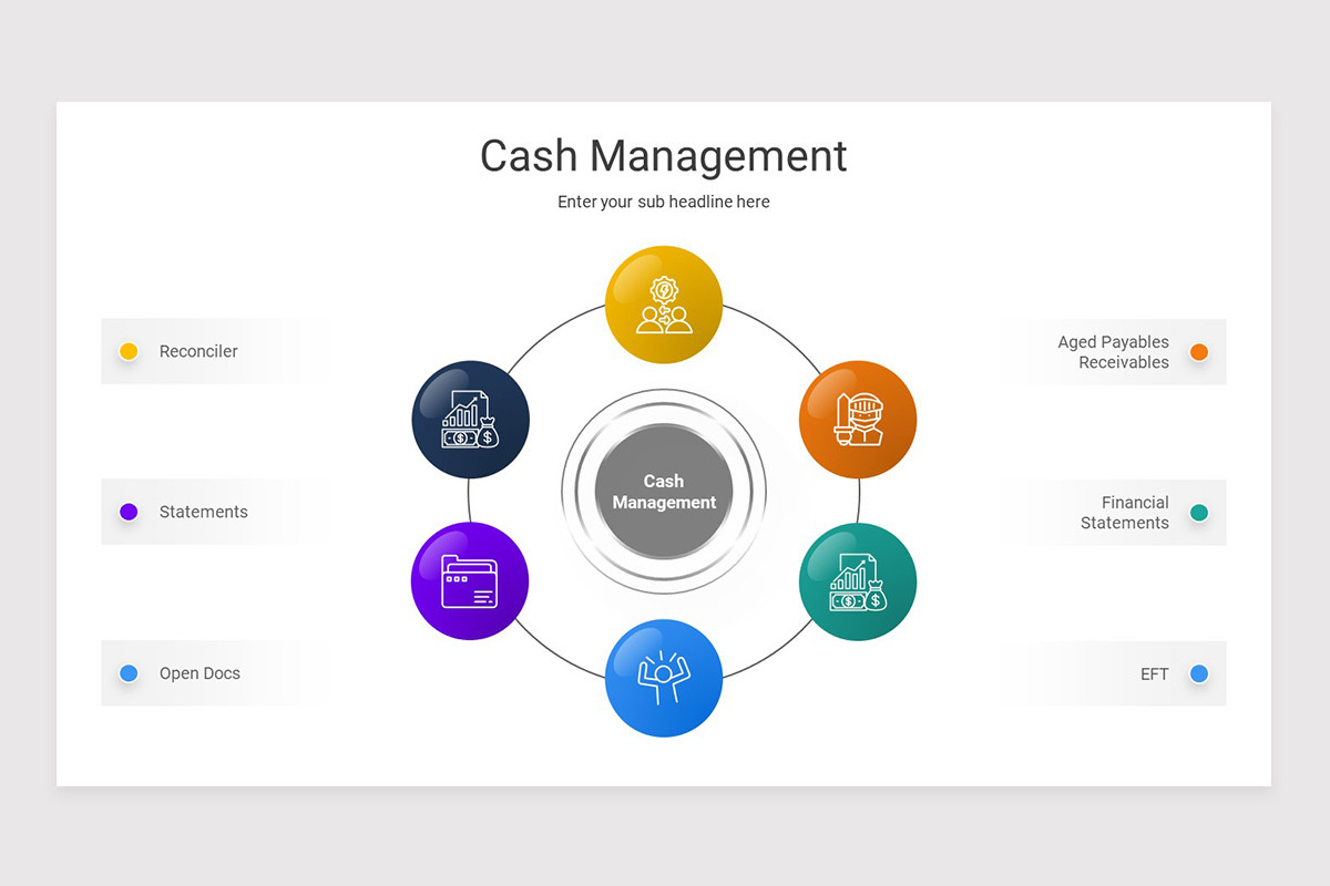Cash Management Keynote Presentation Template | Nulivo Market