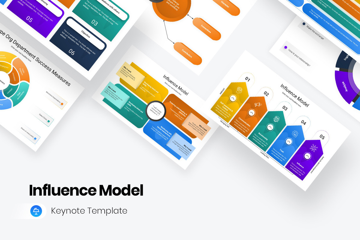Influence Model Keynote Template | Nulivo Market
