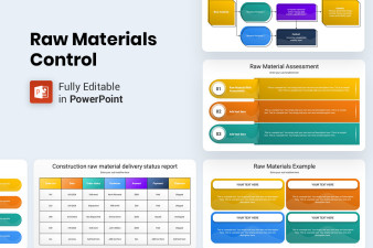 Raw Materials Control PowerPoint Template | Nulivo Market