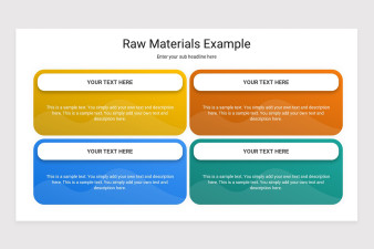 Raw Materials Control PowerPoint Template | Nulivo Market
