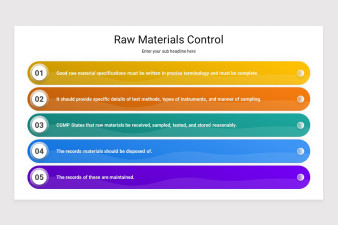 Raw Materials Control Google Slide Template | Nulivo Market