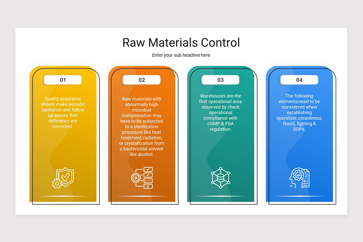 Raw Materials Control Keynote Template | Nulivo Market