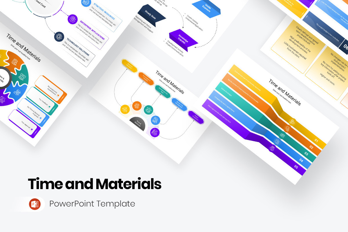 Time and Materials PowerPoint Template | Nulivo Market
