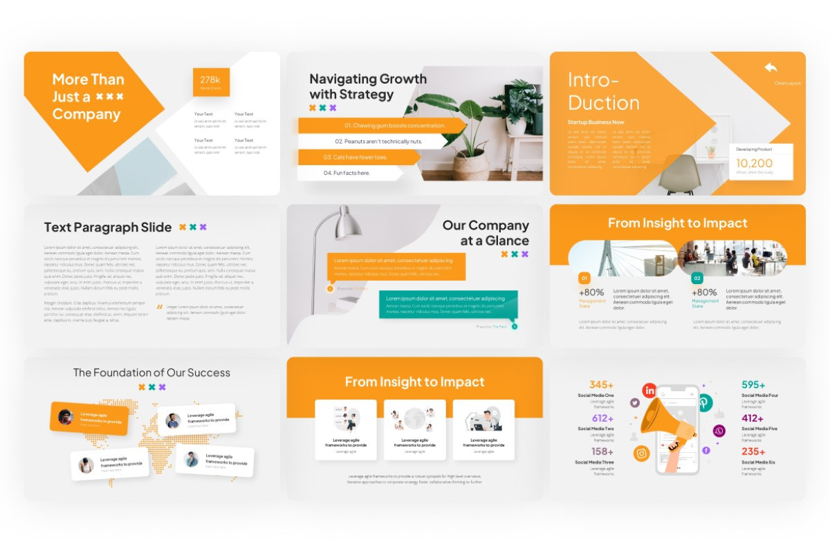 Corporate Overview PowerPoint Template | Nulivo Market