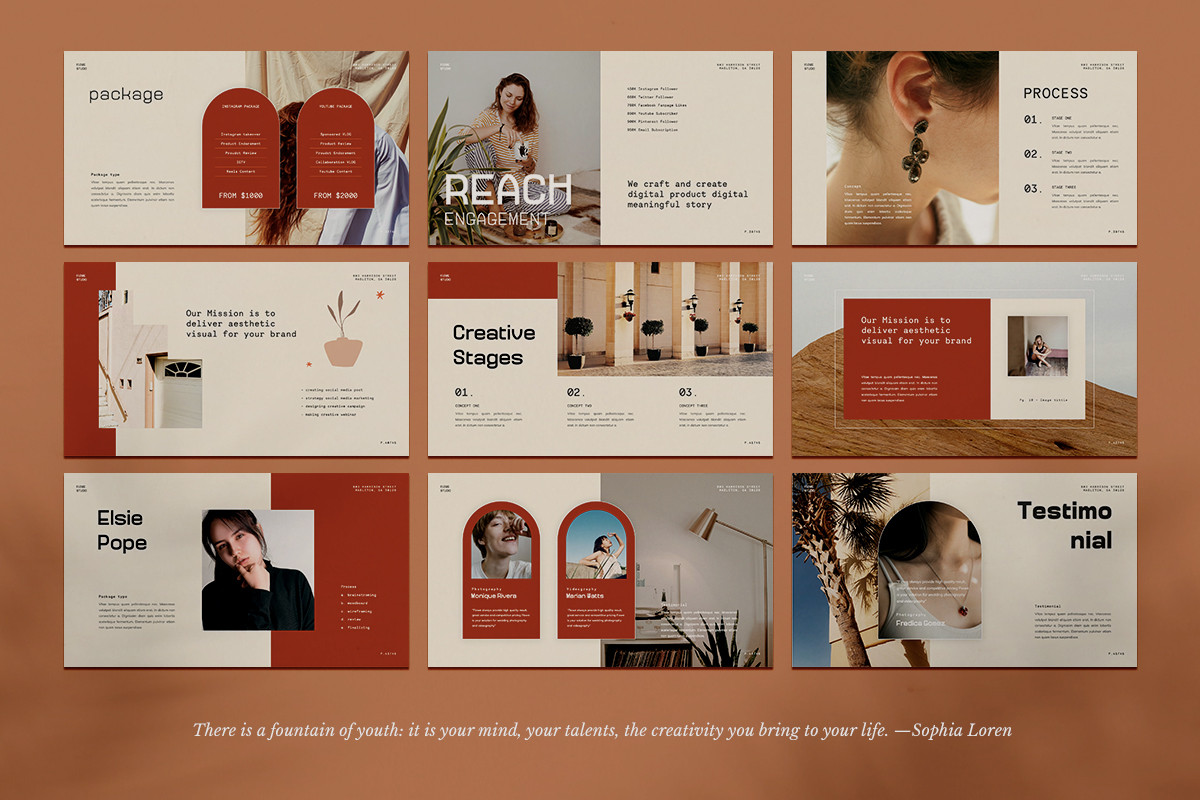 Flowe - Media Kit PowerPoint Template | Nulivo Market