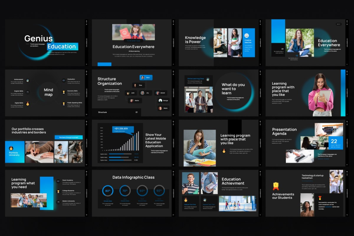 Genius Education PowerPoint Template | Nulivo Market