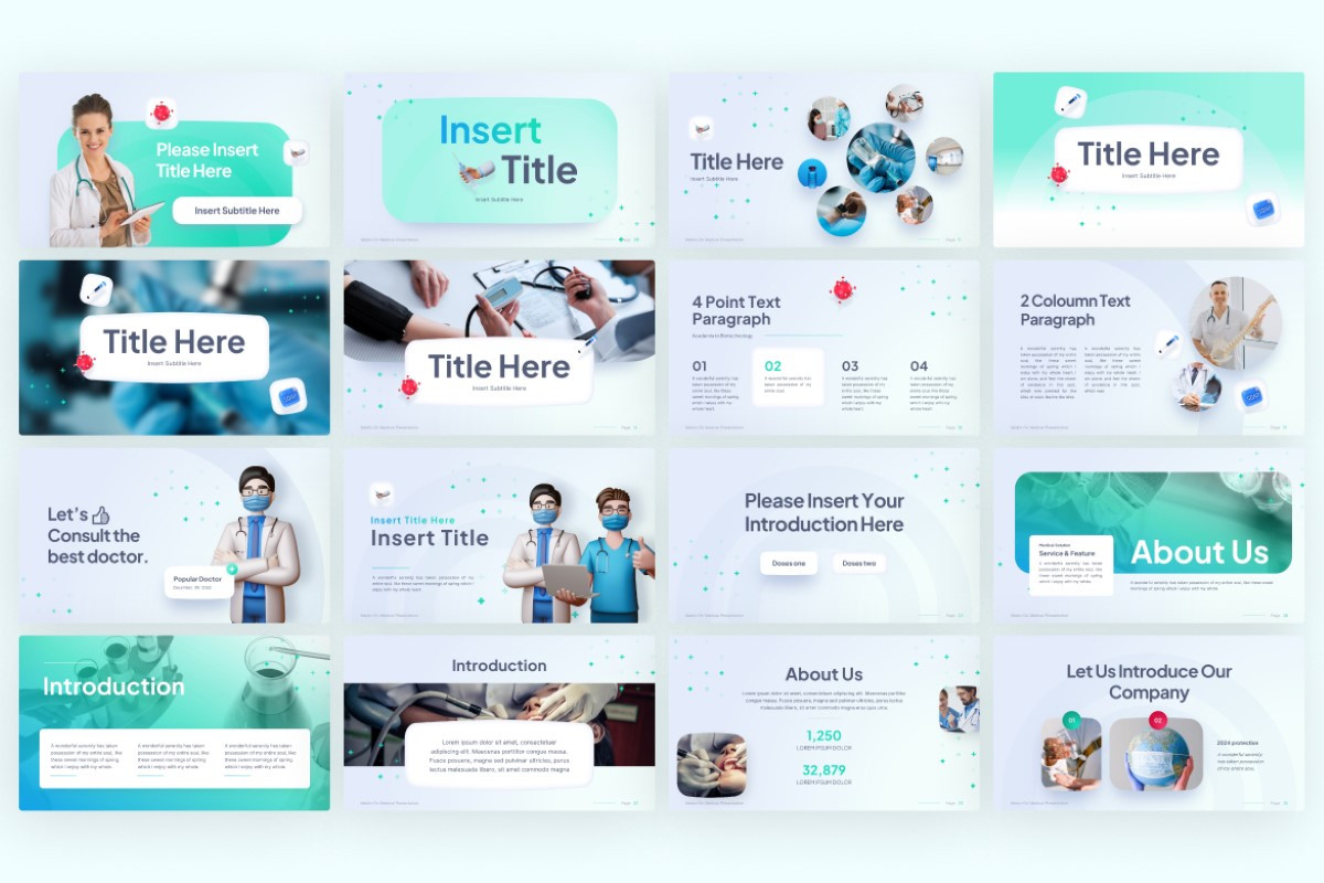 Introduction, Paragraph and Cover Infographic PowerPoint Template ...
