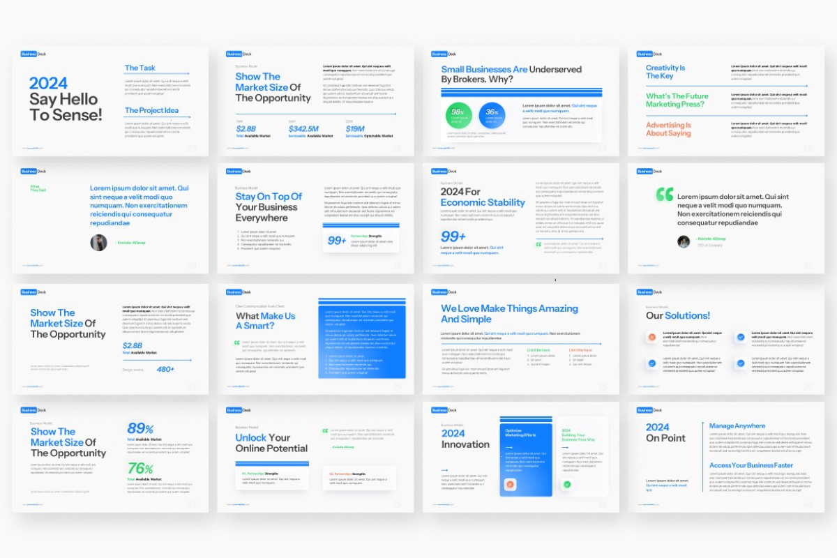 Introduction, Paragraph & Cover PowerPoint Template | Nulivo Market