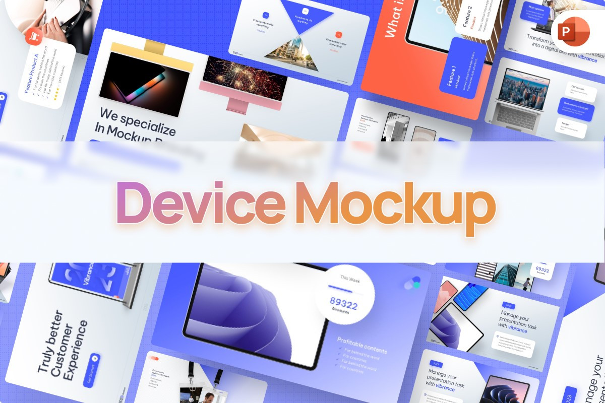 Device Mockup PowerPoint Template | Nulivo Market