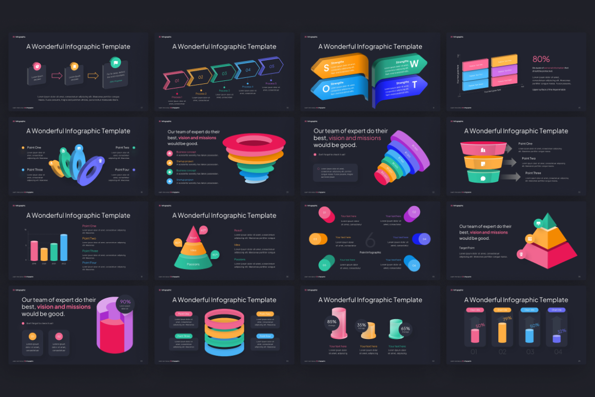 3D Infographic PowerPoint Template | Nulivo Market