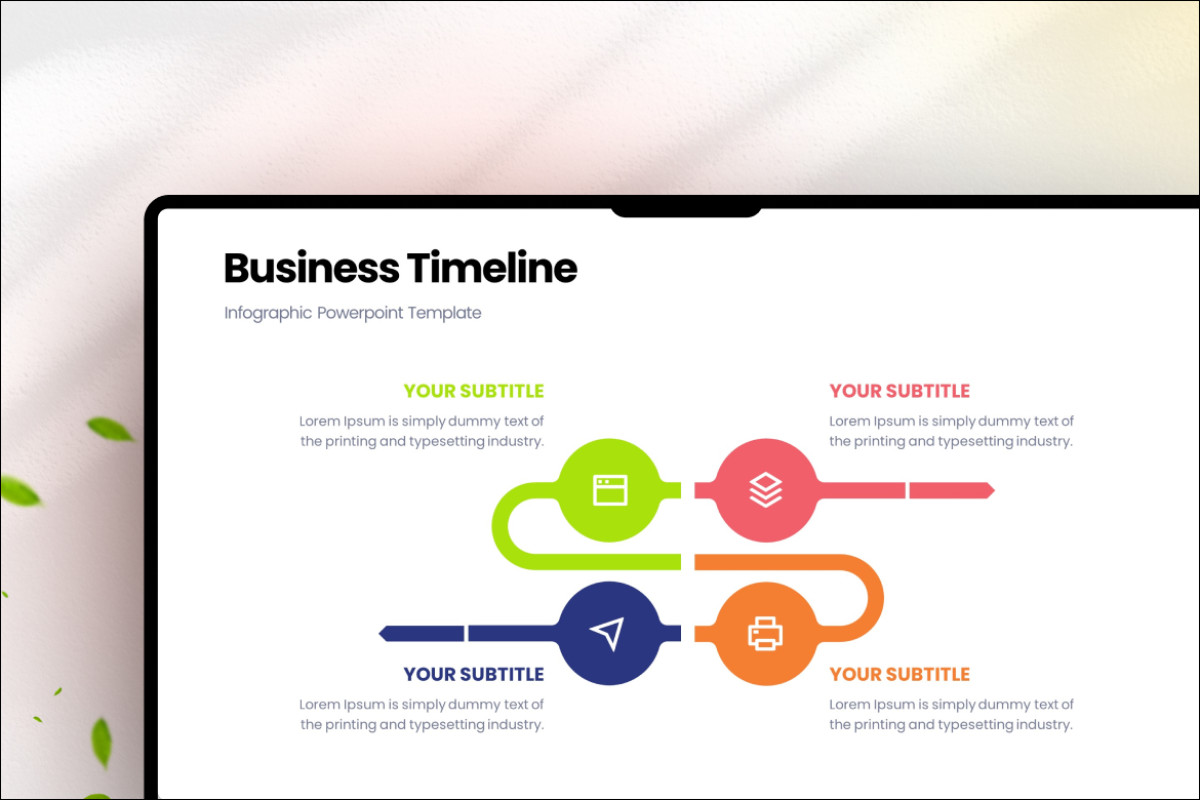 Business Timeline - Infographic PowerPoint Template | Nulivo Market