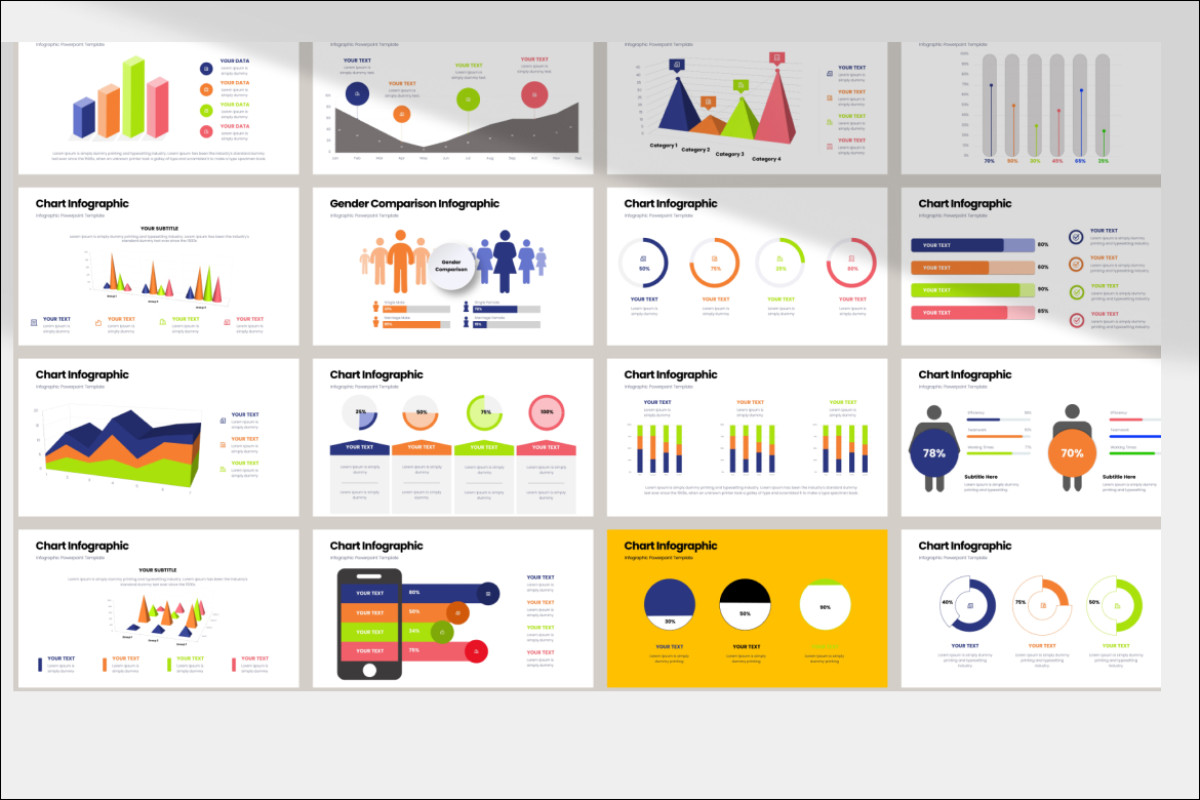 Chart - Infographic PowerPoint Template | Nulivo Market