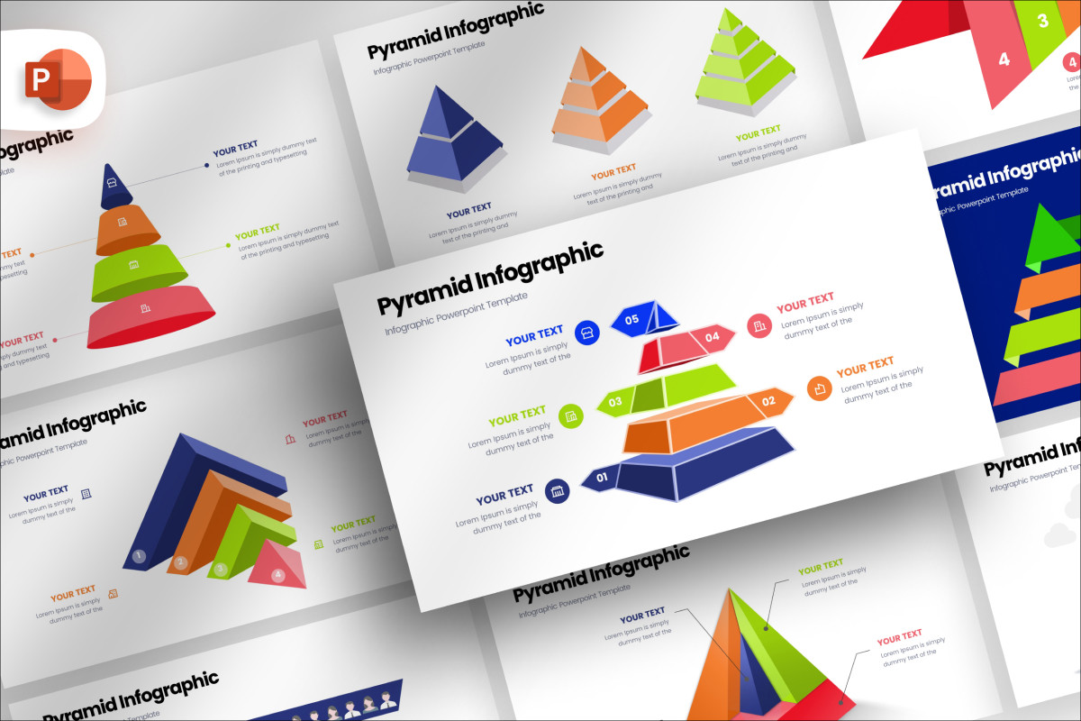 Pyramid - Infographic PowerPoint Template | Nulivo Market