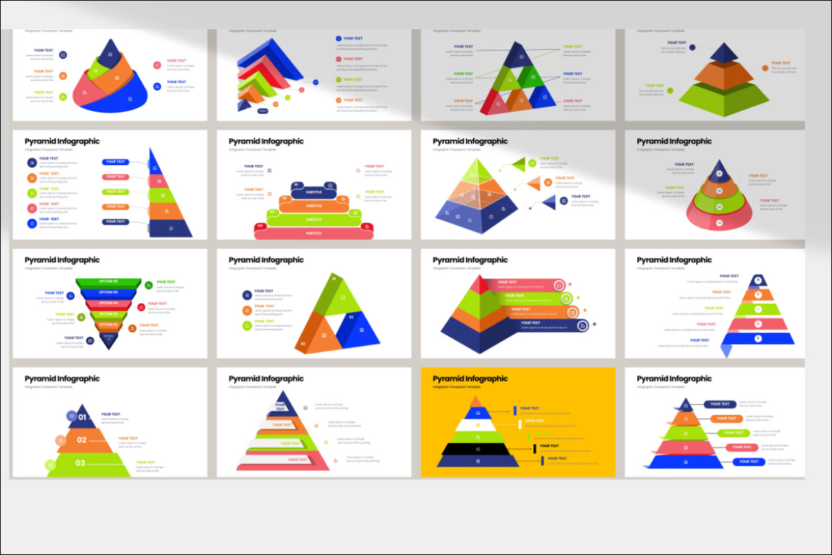 Pyramid - Infographic PowerPoint Template | Nulivo Market