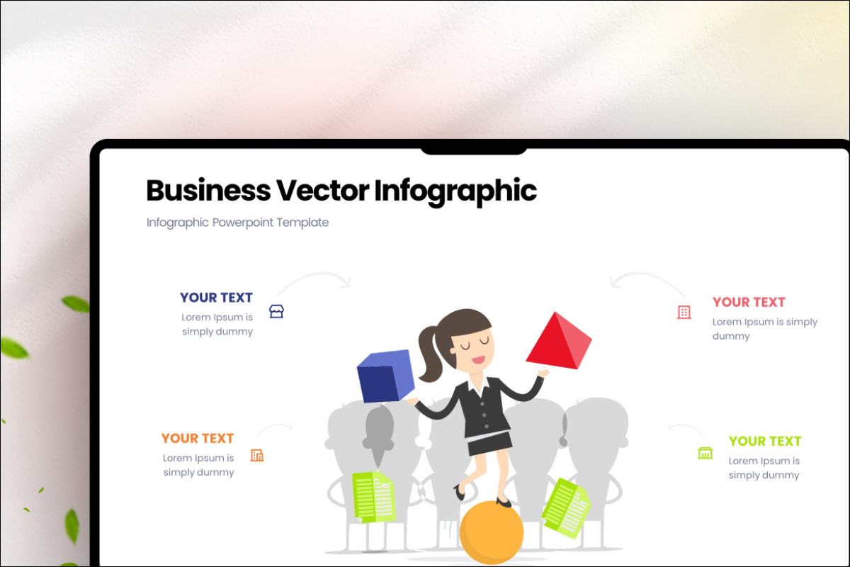 Business Vector Infographic PowerPoint Template | Nulivo Market