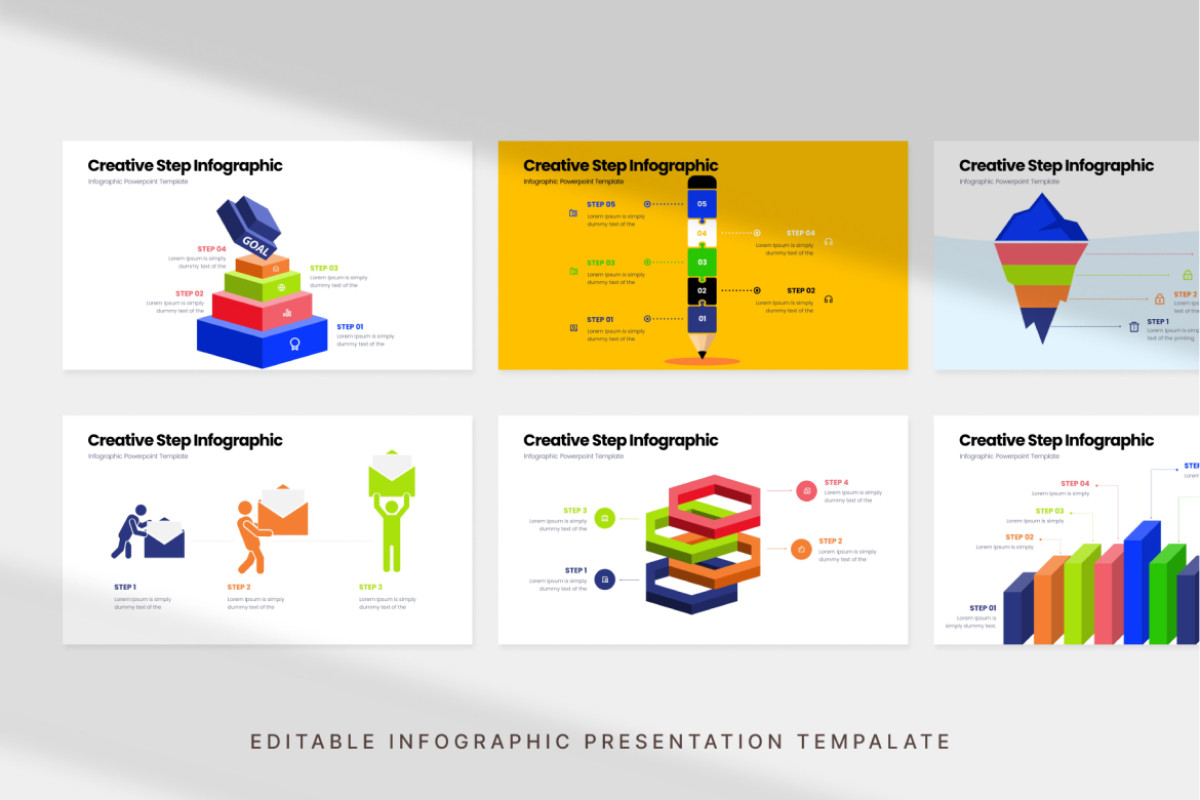 Creative Step - Infographic Presentation Template | Nulivo Market