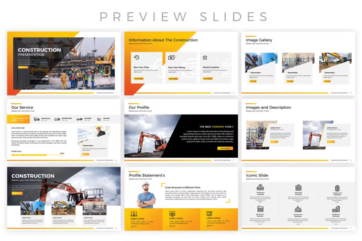 Construction Business – Presentation Template | Nulivo Market