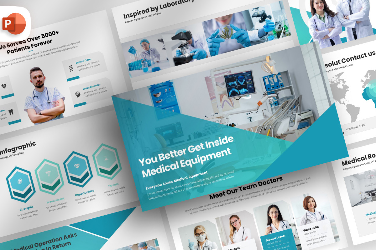 Clean Medical Equipment - Presentation Template | Nulivo Market