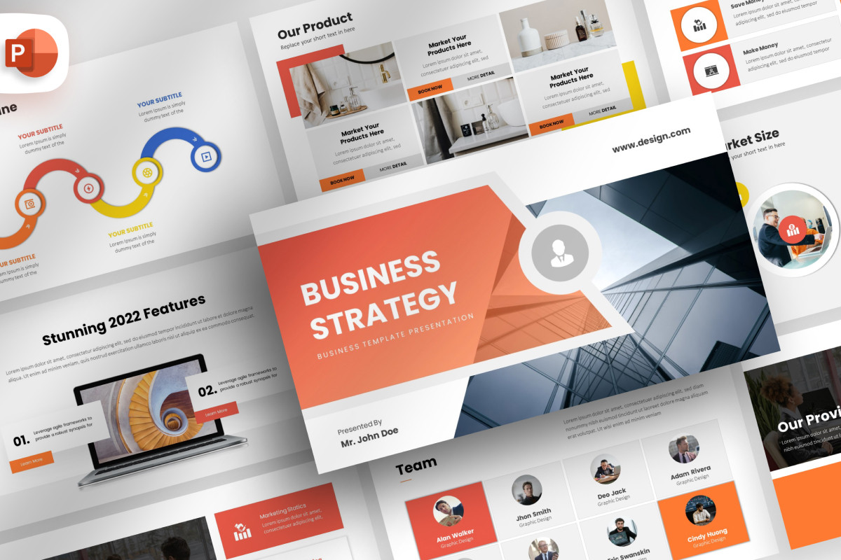 Professional Business Strategy - Presentation Template | Nulivo Market