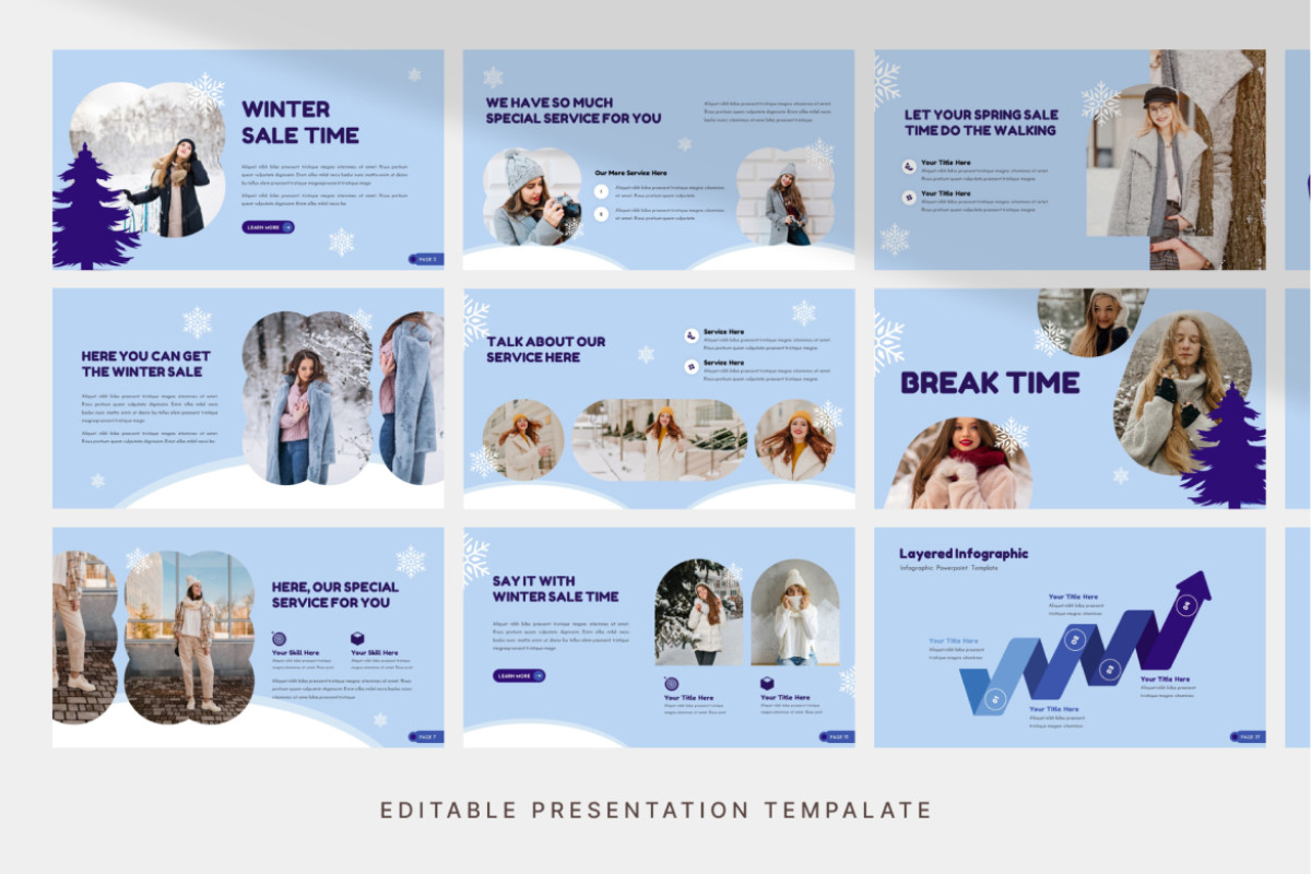 Winter Sale - Presentation Template | Nulivo Market