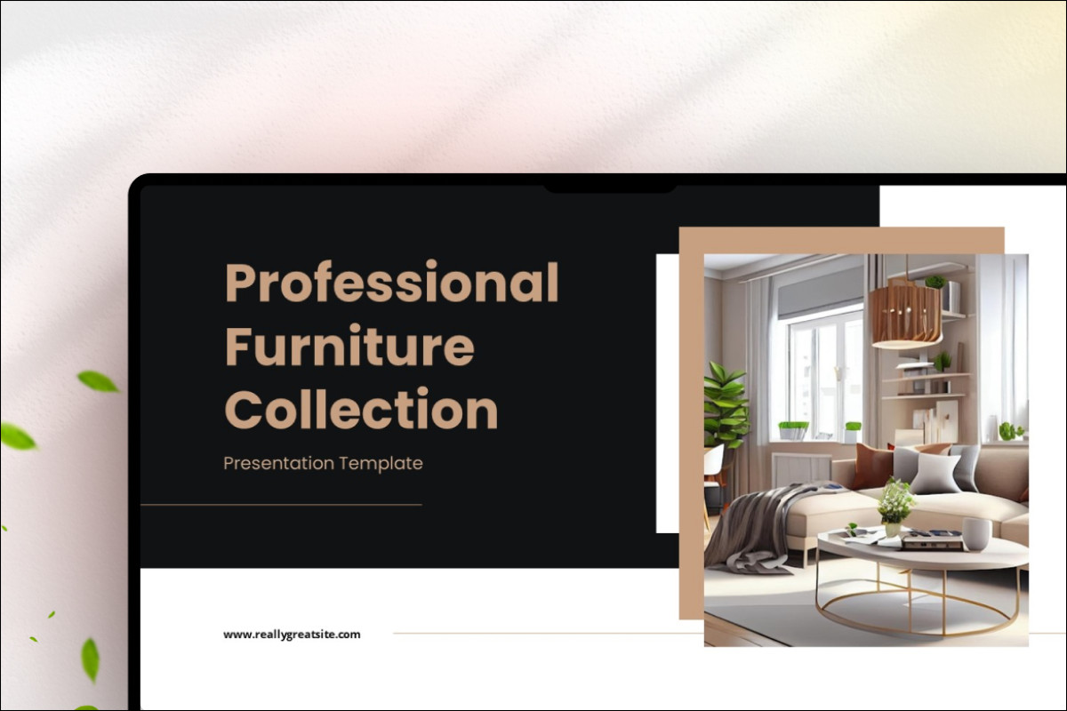Professional Furniture Collection Presentation Template | Nulivo Market