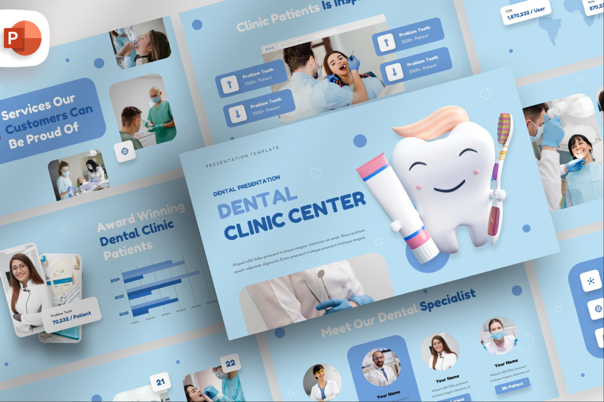 Dental Clinic Center Presentation Template | Nulivo Market