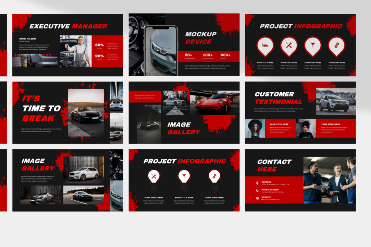 Automotive Presentation Template | Nulivo Market