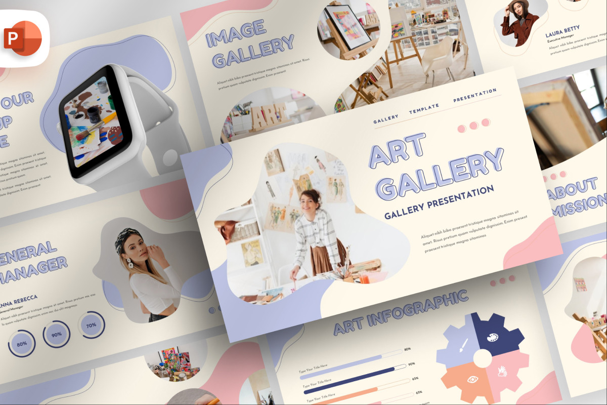 Art Gallery Presentation Template | Nulivo Market