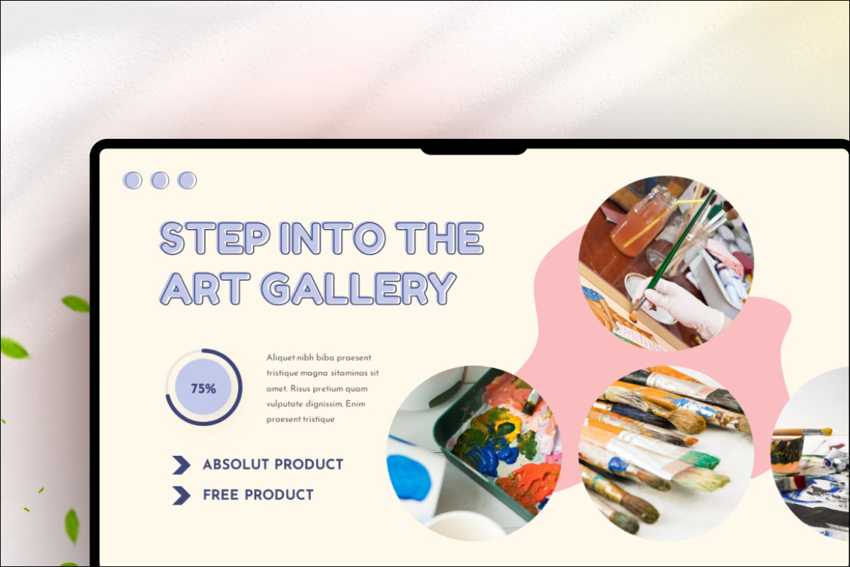 Art Gallery Presentation Template | Nulivo Market