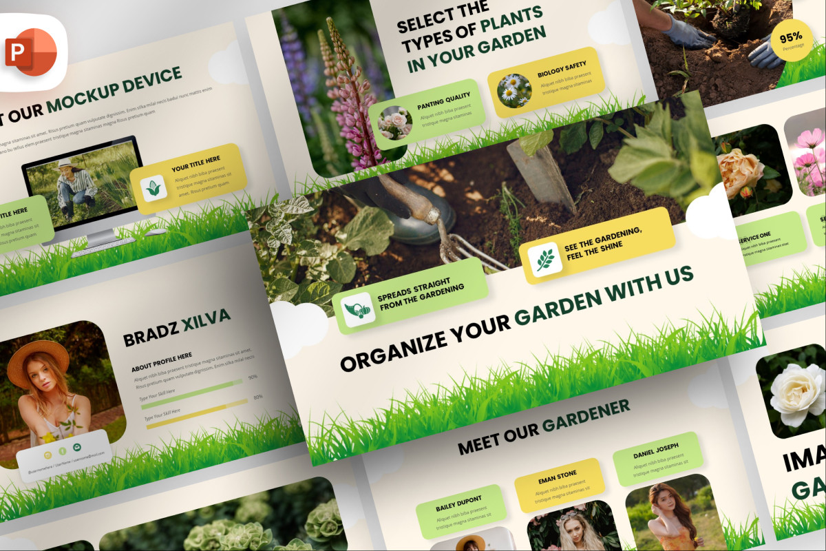 Botanical Business Presentation Template | Nulivo Market