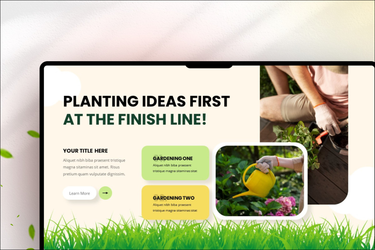 Botanical Business Presentation Template | Nulivo Market