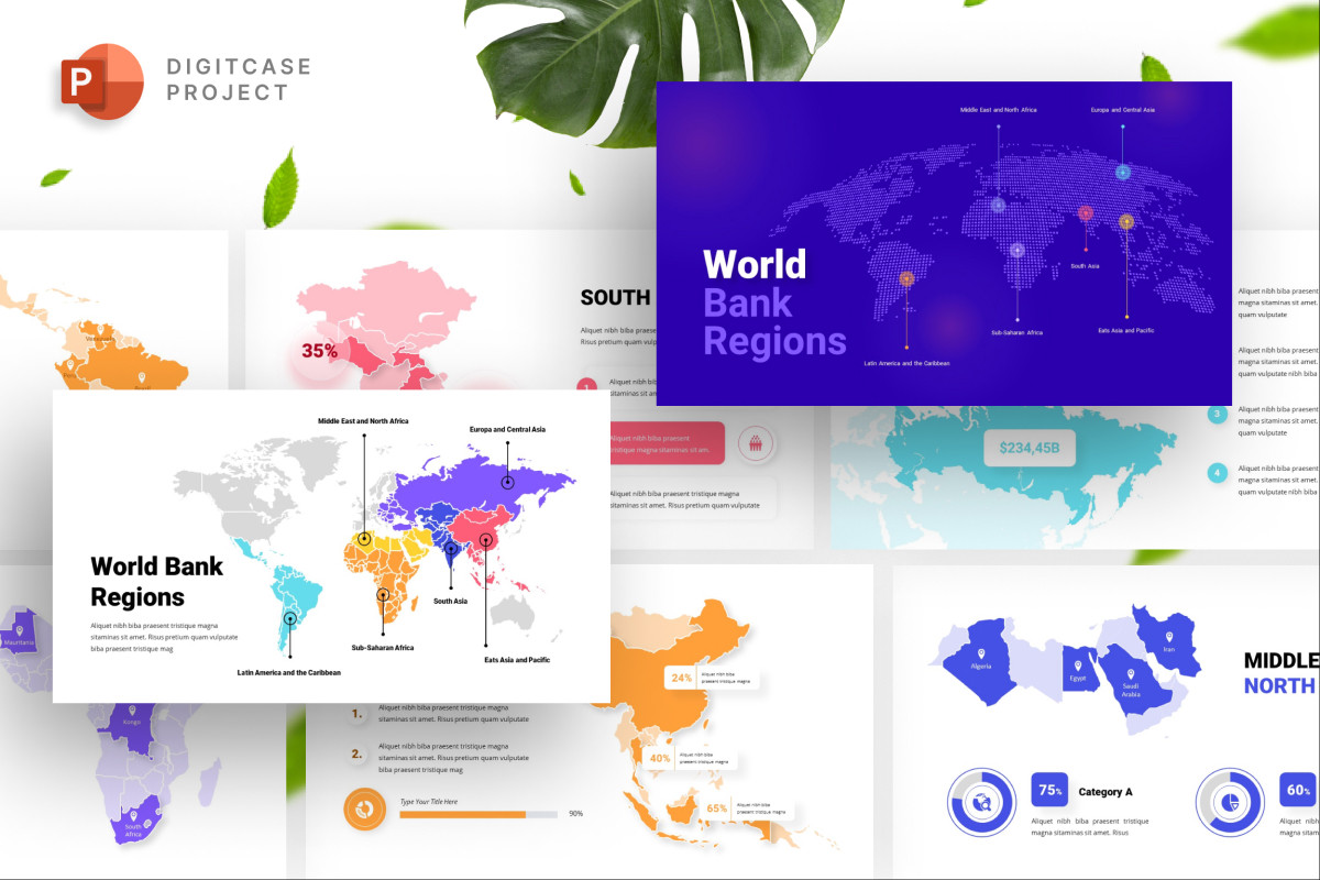 World Bank Regions - Map Project Infographic | Nulivo Market