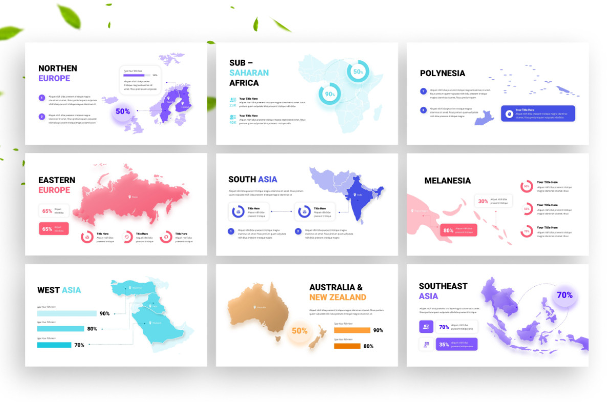 UN Continental Subregions - Map Project Infographic | Nulivo Market