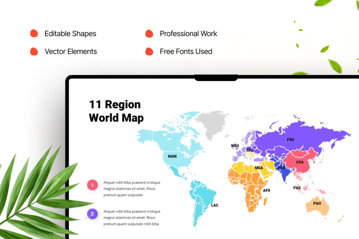 Big Map Project PowerPoint Template | Nulivo Market