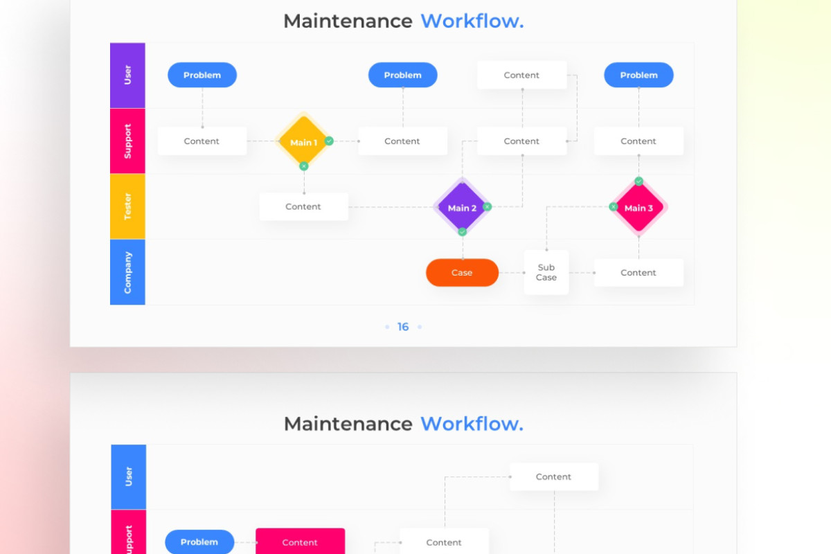Flowchart PowerPoint Infographic Template | Nulivo Market