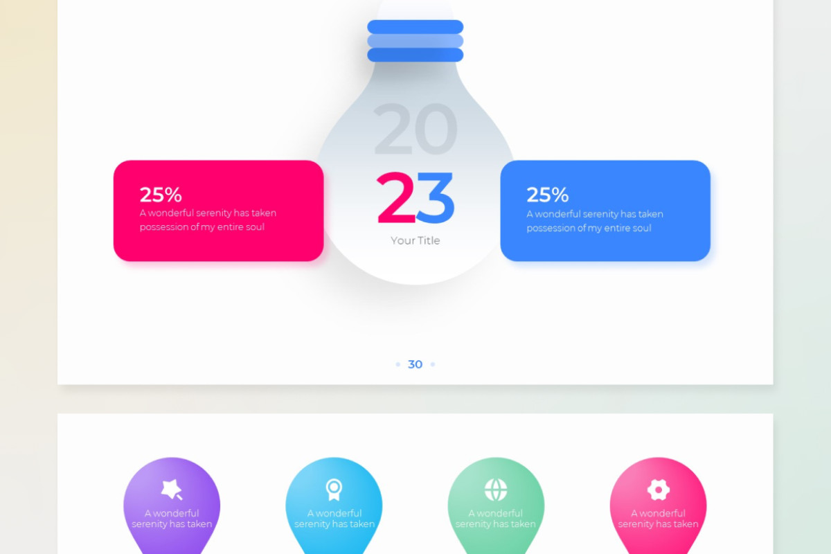 Lamp PowerPoint Infographic Template | Nulivo Market