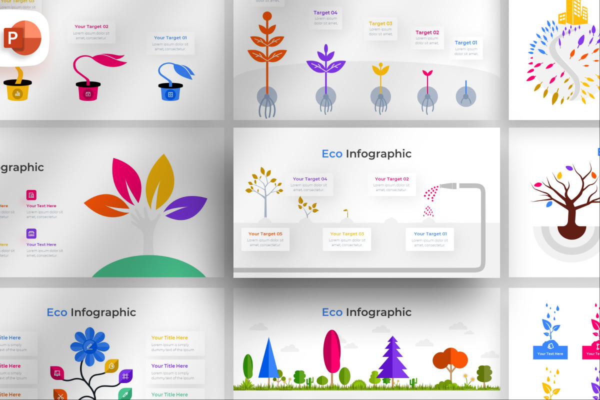Eco PowerPoint Infographic Template | Nulivo Market